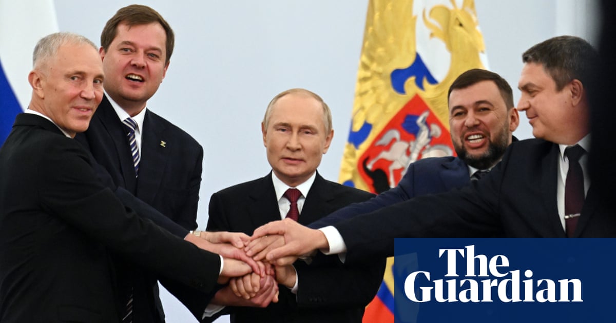 Putin Annexes Four Regions Of Ukraine To Russia In Defiance Of