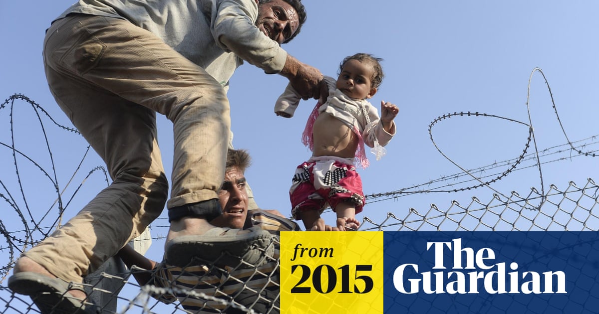 Syrian Refugees Cross Into Turkey In Pictures World News The Guardian
