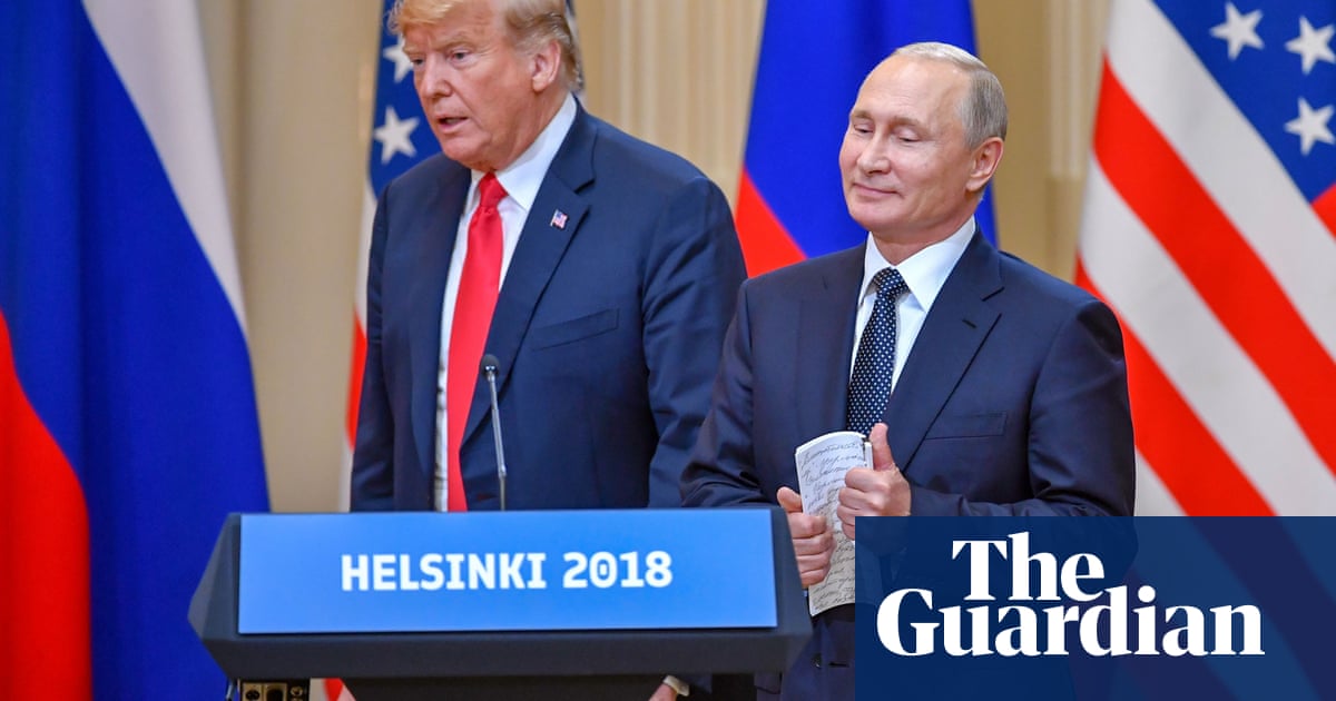 Trump And Putin Meet In Helsinki In Pictures Us News The Guardian