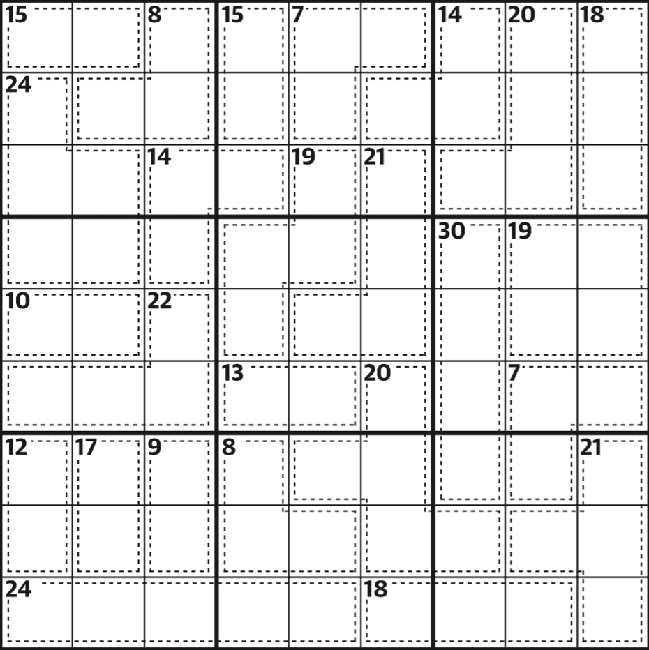 Killer Sudoku Puzzles Fun With Sudoku 233 234 Printable Killer Sudoku Blair Raymond killer-sudoku-puzzles-fun-with-sudoku-233-234-printable-killer-sudoku-blair-raymond