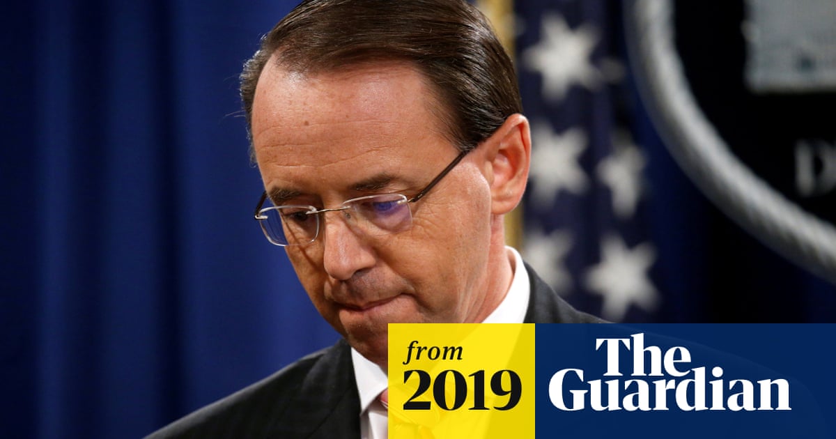 Rosenstein Did Not Want To Write Memo Justifying Comey Firing New