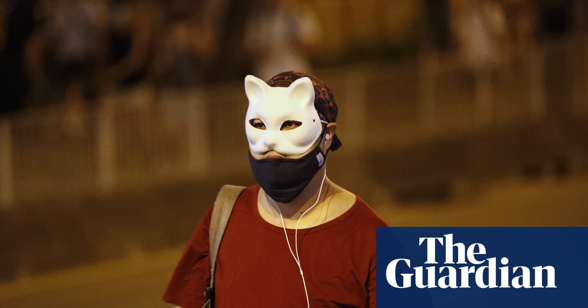 Hong Kong Protesters Defy The Mask Ban In Pictures World News The