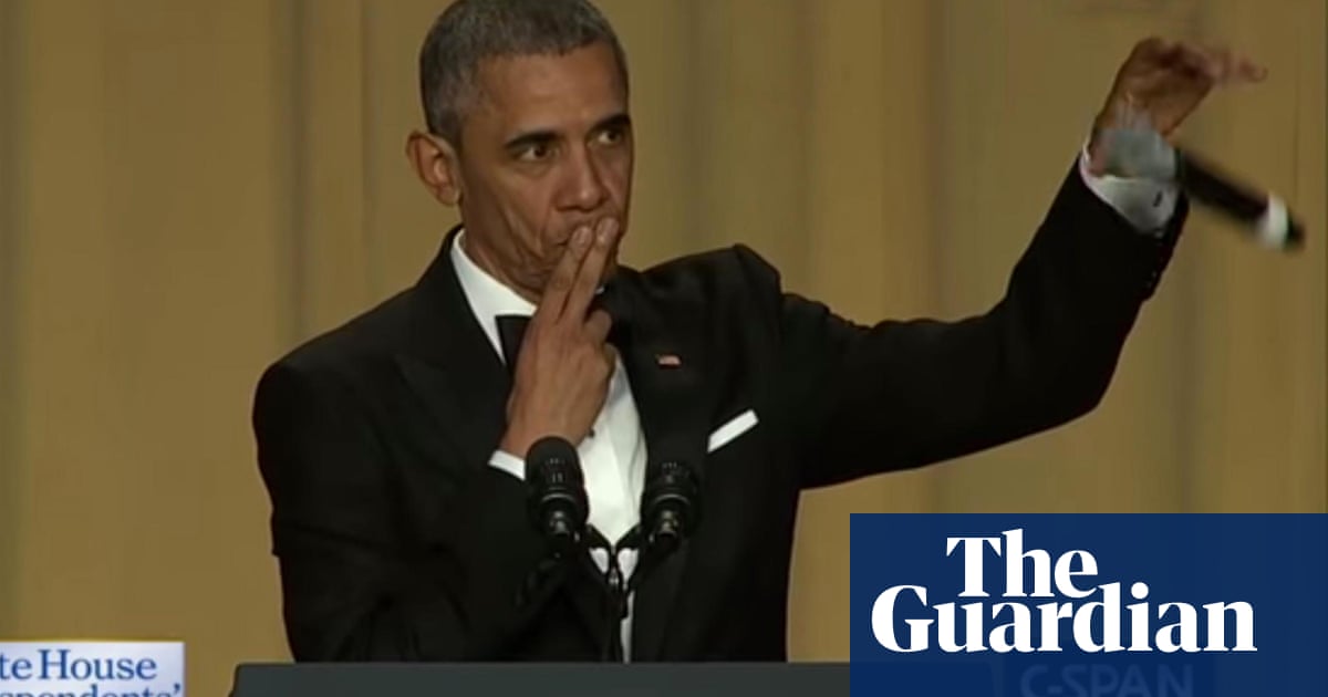 ‘obama Out A Brief History Of Mic Drops Barack Obama The Guardian