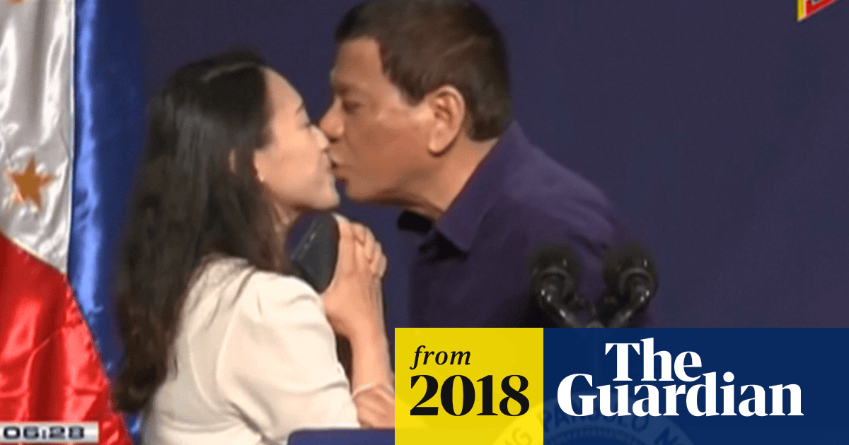 Rodrigo Duterte Kisses Woman During Public Event Video World News