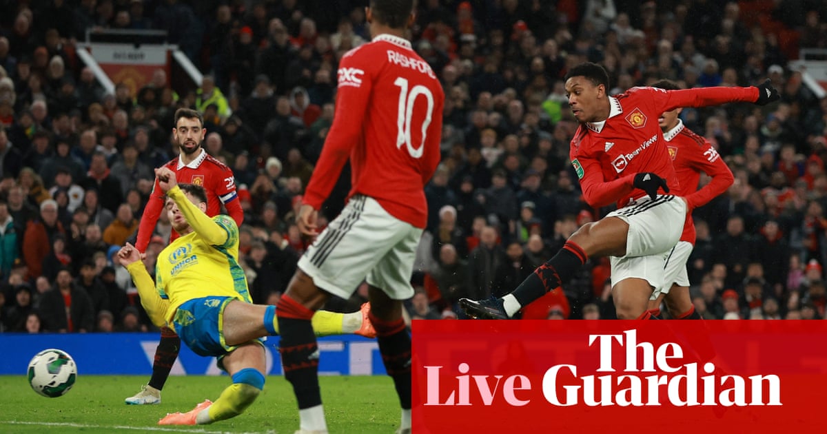 Manchester United 2 0 Nottingham Forest 5 0 Agg Carabao Cup Semi