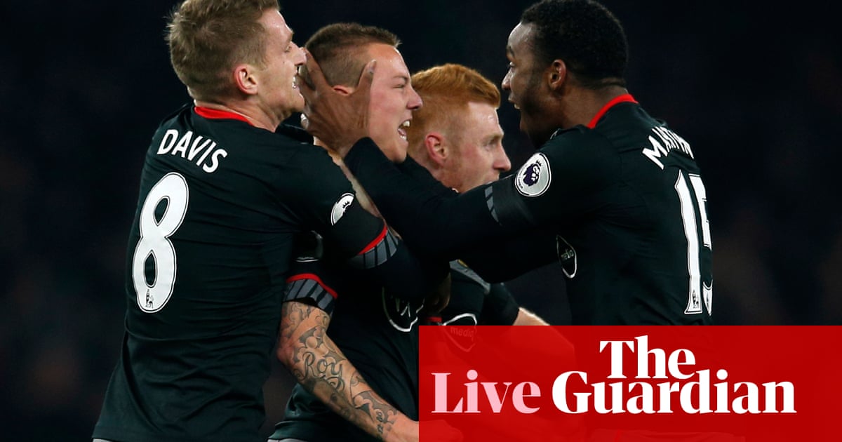 Arsenal 0 2 Southampton Efl Cup Quarter Final As It Happened