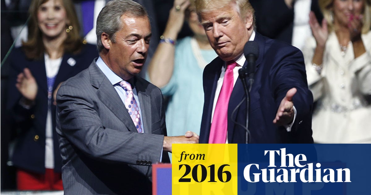 Nigel Farage Jokes About Trumps Alleged Sexual Assaults Nigel Farage