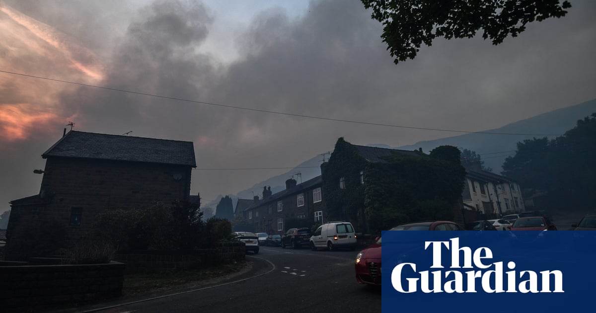 Wildfires Sweep Across Moors Outside Manchester In Pictures Uk News