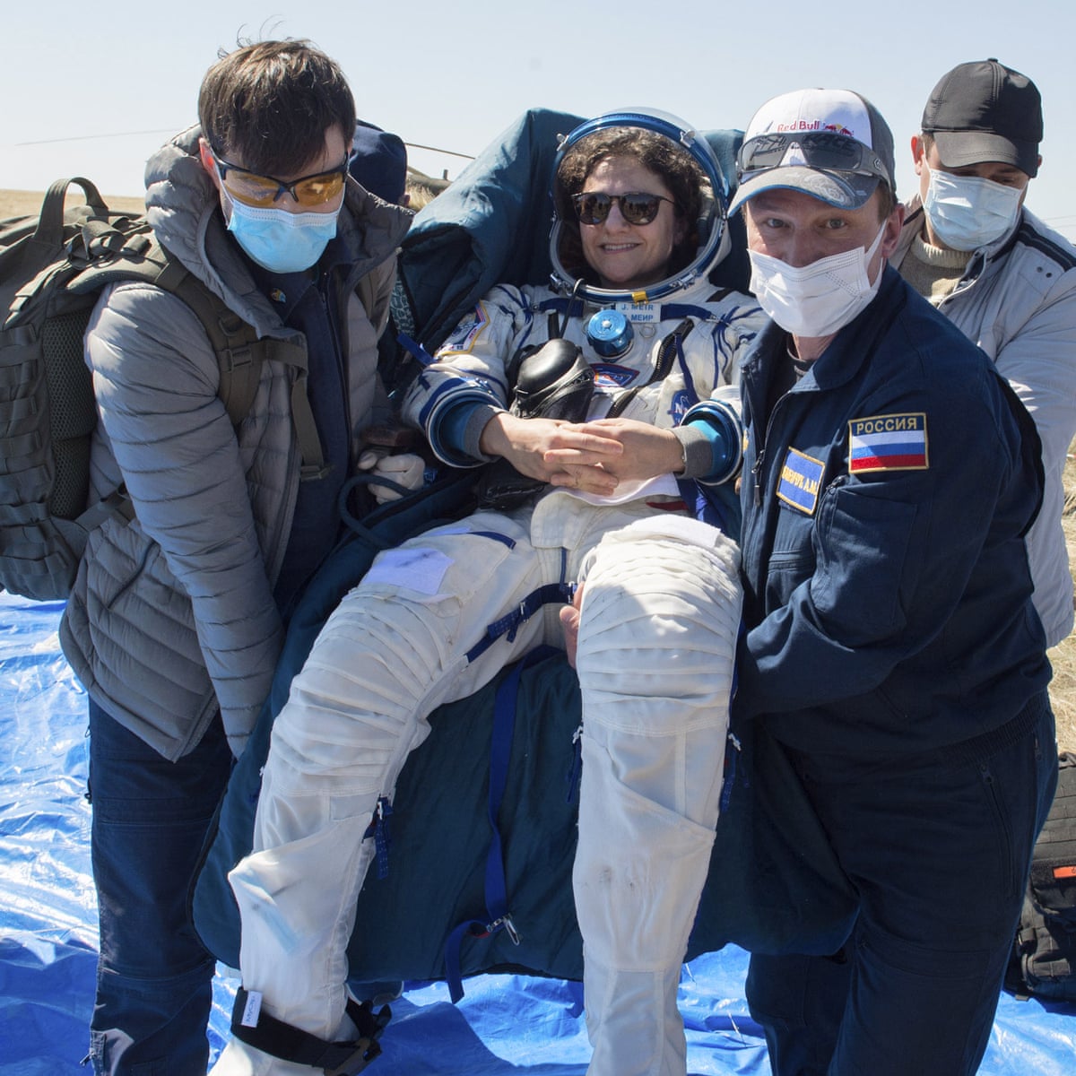 Astronauts After Returning From Space Station Astronauts After Returning From Space Station