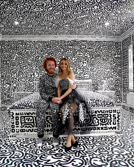 British Artist Mr Doodle Transforms Kent Mansion With His Hand Drawn
