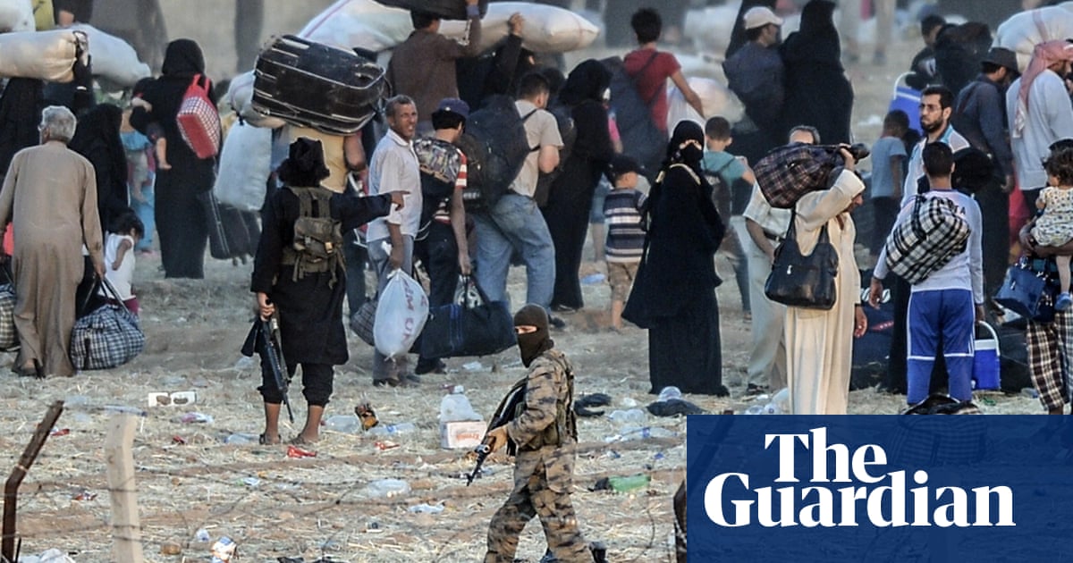 Syrian Refugees Cross Into Turkey In Pictures World News The Guardian