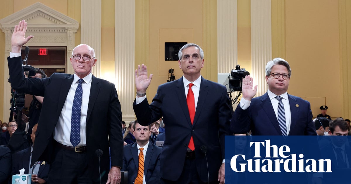 January 6 Hearings State Officials Testify On Trump Pressure To