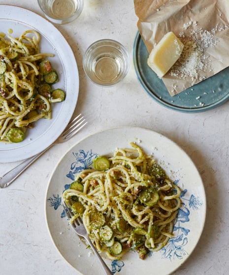Rachel Roddys Recipes For Minestrone And Courgette Pancetta Pici Pasta