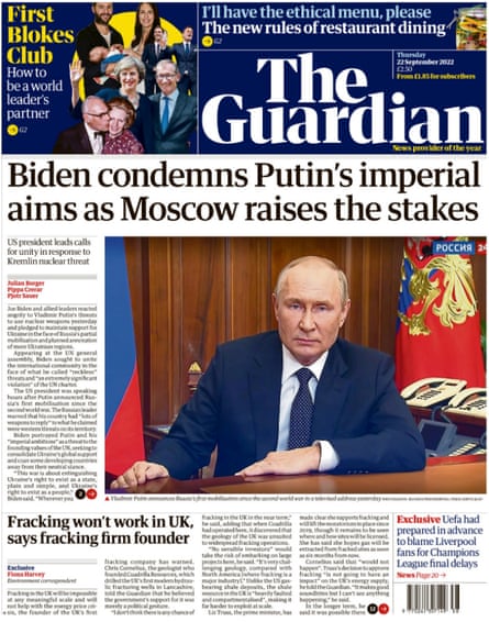 Thursday Briefing How To Make Sense Of Putins Nuclear Threats