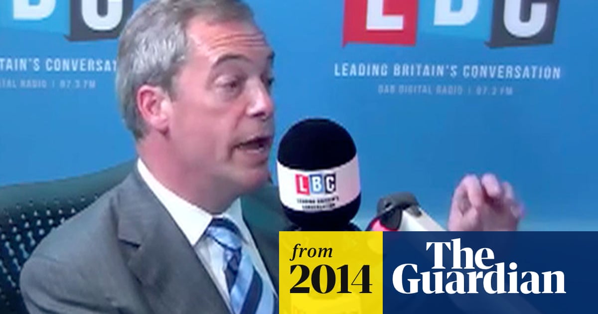 Ukip Spin Doctor Intervenes As Nigel Farage Questioned On Lbc Over Expenses Video Politics