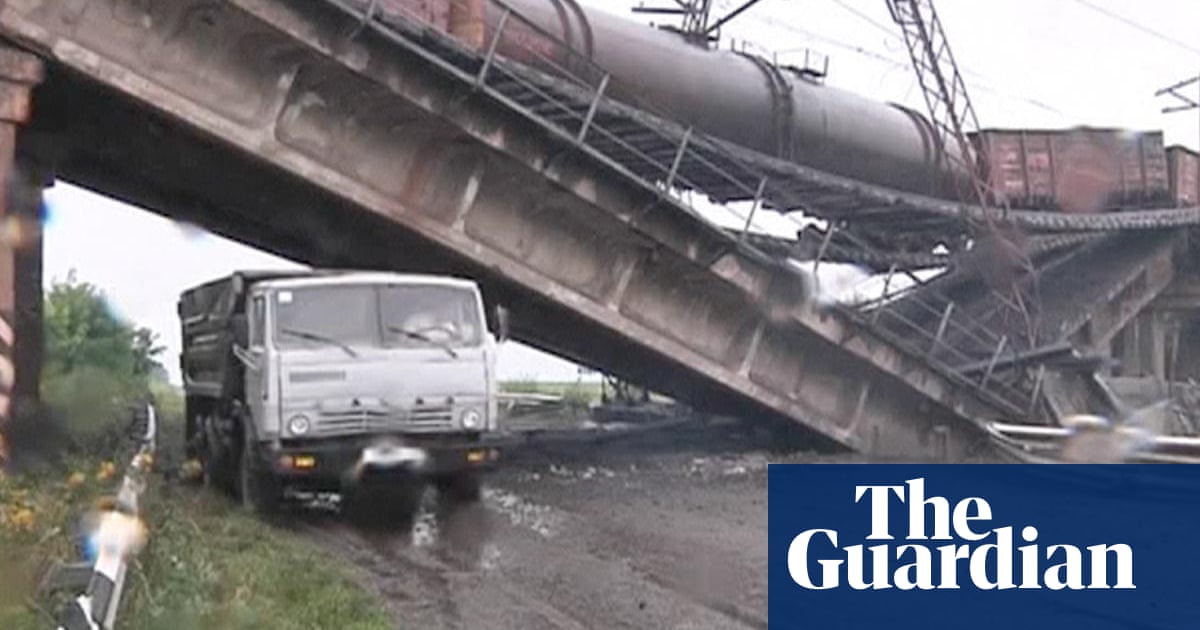 Ukraine Bridges Blown Up Along Main Roads To Donetsk World News