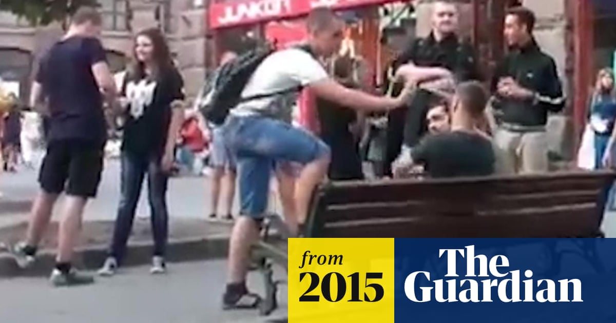 Gay Couple Kicked And Pepper Sprayed In Kiev Video World News The