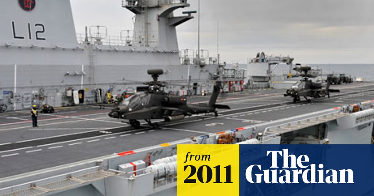 British Apache Helicopters Strike Gaddafi S Forces For First Time