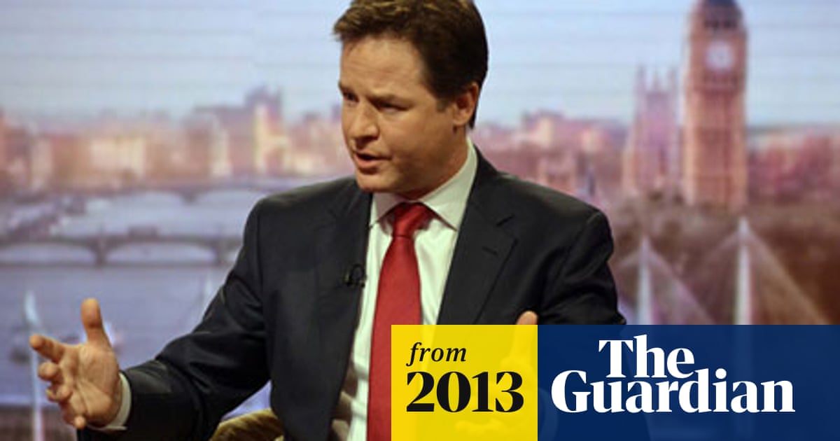 Nick Clegg Eu Referendum Is Against National Interest Brexit The