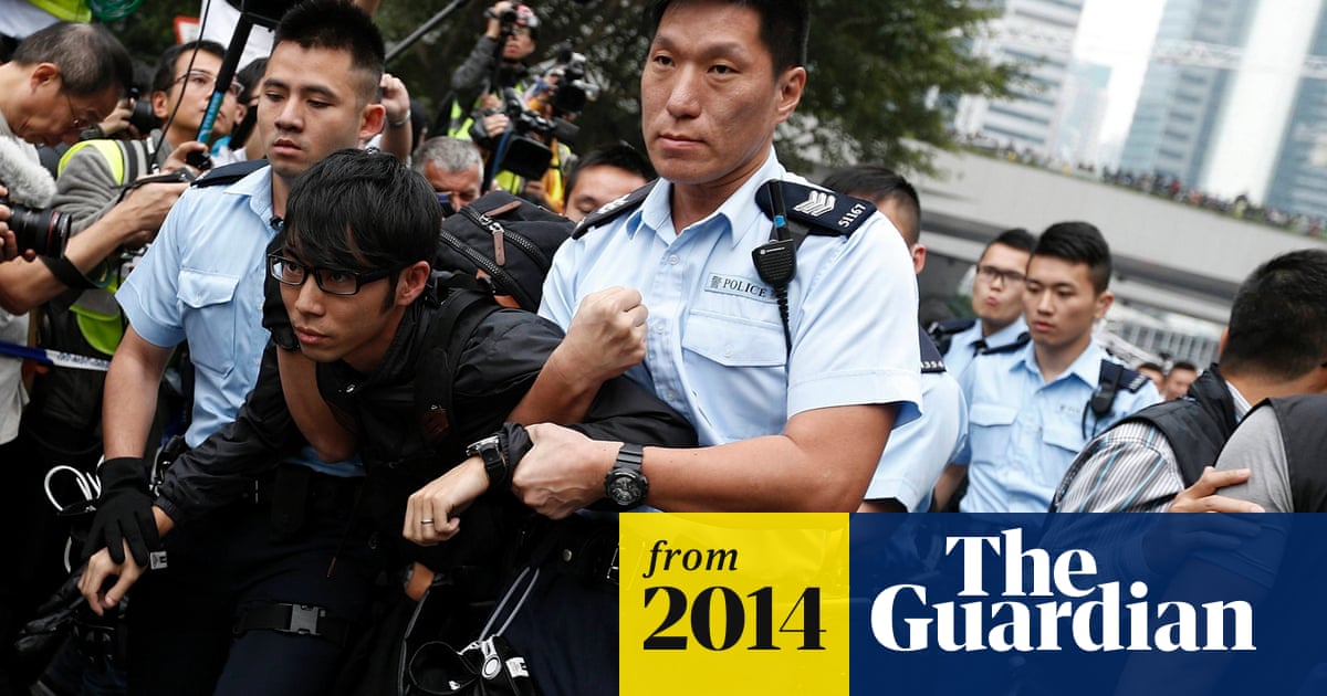 Police Clear Hong Kong Protest Camp In Pictures World News The