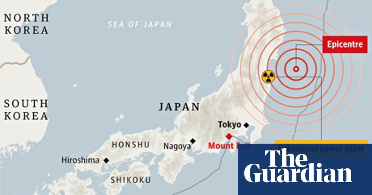 Tohoku Earthquake Map Tohoku Earthquake Map