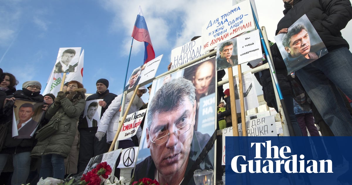 Russian Opposition Activists March In Memory Of Boris Nemtsov In